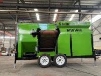 China Compost Drum Screen Trommel Sieving Machine 1000mm Diameter 30m3h Capacity for sale