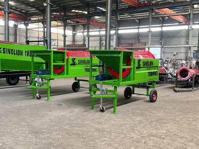 China 3.15*1.1*1.65M Mobile Topsoil Screener Trommel Screen Machine from Zhengzhou Sinolion for sale