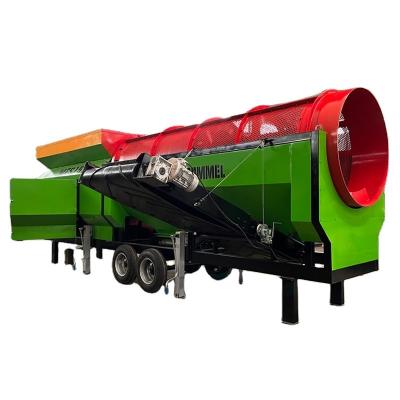 China Top Trommel Screen Manufacturers for Circular Sand Compost Screening in Zhengzhou à venda