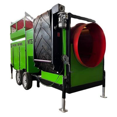 China Reciprocating Soil Screening Made Easy with 2600 KG Mobile Trommel Screen for sale