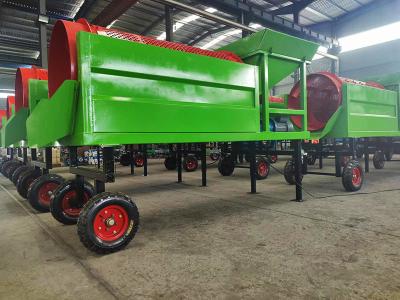 China 650 KG Mobile Trommel Stone Screening Device Screen Reclaiming Machine for Coal Model en venta