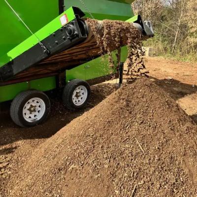 China Function Screening Separation Sorting Mobile Trommel Sifter with 0-80MM Mesh Size for sale