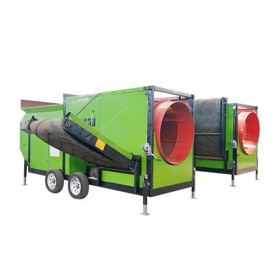 China Small Mobile Trommel Topsoil Screen Machine with Best in 220v/380v/415v Voltage à venda