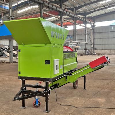China 650 KG Energy-saving Mobile Compost Trommel Screen with Diesel Engine Generator Set en venta