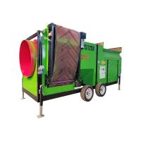 China Mobile Drum Circular Compost Sifter MTS1022 1000mm x 2200mm 30m3/h Capacity for sale