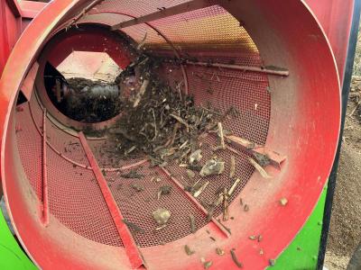 China Construction Works Made Easy with Durable Material Sorting Carbon Steel Compost Sifter en venta