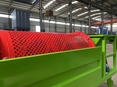 China Mini Sand Trommel Screen Machine for Topsoil Screens in 3.15*1.65*1.1m Measurements en venta