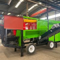 China Portable Mobile Compostable Trommel Screen 1000mm Diameter 30m3/h Capacity for sale