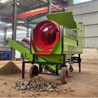 China Mobile Trommel Screen MTS0818 800mm Diameter 15m3h Capacity Portable Screening Machine for sale