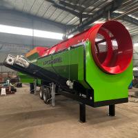 China Customized Mobile Trommel Screening Machine for Topsoil Separation Process for sale