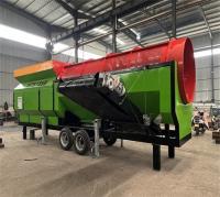 China Heavy Duty Trommel Screen 1.5x5m 90m3/h Capacity for Construction Waste Screening for sale
