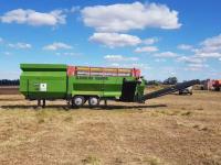 China Heavy Duty Trommel Screen 1.5x5m 90m3/h Capacity for Construction Waste Screening for sale