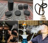 China Automatic Hydraulic Shisha Charcoal Briquette Machine 7.5kw 18.5kw PLC Control for sale