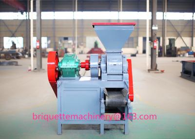 China Oval shaped briquettes double roller press briquette making machine for sale