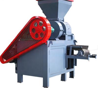 China BBQ charcoal briquettes roller type press high pressure briquette machine for sale