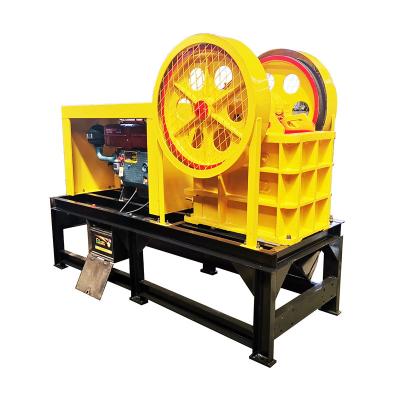 China Small model cheap price diesel type crusher stone jaw crusher à venda