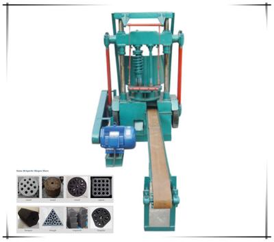 China Biomass briquettes press charcoal powder punching briquettes machine for sale