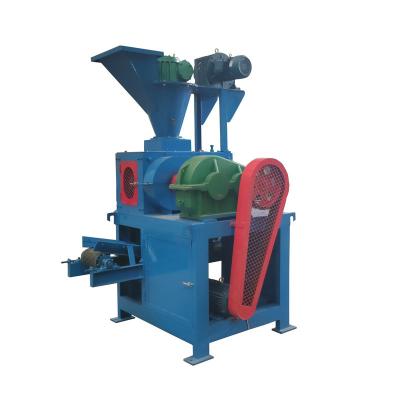 China Professional supplier 1-3tph coal charcoal dust double roller press briquetting machine for sale