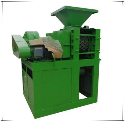 China Model 400 pillow shape charcoal double roller briquette machine for sale