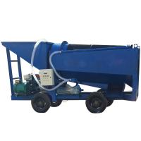 China Mobile Gold Dust Separator Rotary Trommel Screen 10-200 t/h for sale