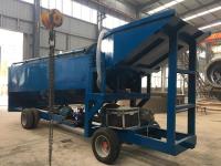 China Mobile Gold Dust Separator Rotary Trommel Screen 10-200 t/h for sale