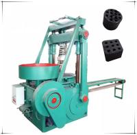China Hexagonal Charcoal Coal Briquette Press Machine 140mm 7.5kw for BBQ Honeycomb Briquettes for sale