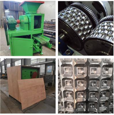 China XM360 coal coke carbon black double roller briquette machine à venda