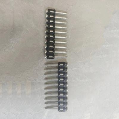 China Clavos de gas de la serie de galvanizado en frío clavos de acero de hormigón de cabeza plana para la construcción de edificios en venta