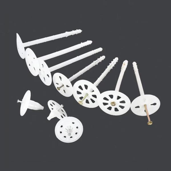 Quality White PE / PP Plastic Anchor Insulation Fixings For Weather And Corrosion Resistant House Wall Protection for sale