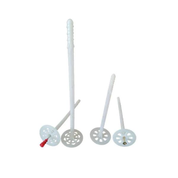 Quality Heat Resistant White Plastic Wall Insulation Anchors PE/PP Various Length for sale