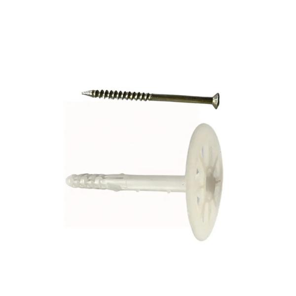 Quality PE PP Hammer In Wall Insulation Anchors Corrosion Resistant White 200mm Length for sale