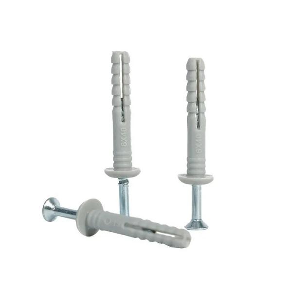 Quality Nylon Expansion Plastic Anchor Screw With Corrosion Resistance Load Capacity For Secure Wall Or Ceiling Installation for sale