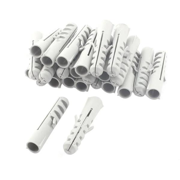 Quality Weather Resistant Plastic Wall Anchors For Screws With Corrosion Free Inner Nail For Secure Wall And Ceiling Fixation for sale