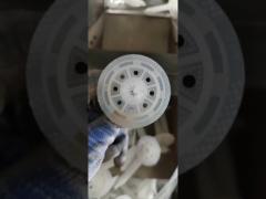 Corrosiebestendige isolatie van kunststof bevestigingsankers spiraalvormige schakel wit of op maat - 47 mm
