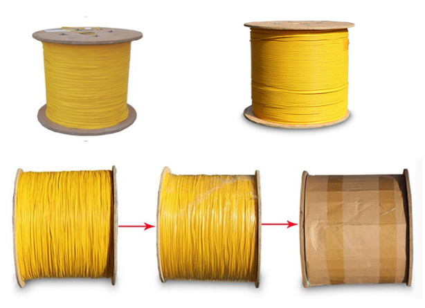 GJFJV Fiber Optic Indoor Cable 12 Core Tight Buffered Optical Fiber ...