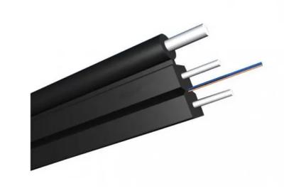 China Flat Wire Shape Indoor Fiber Optic Cable 4 6 8 12 Core for Data Centers and Office Networks for sale