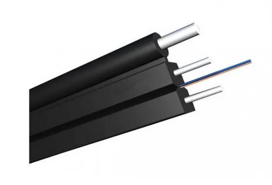 Quality Flat Wire Shape Indoor Fiber Optic Cable 4 6 8 12 Core for Data Centers and Office Networks for sale
