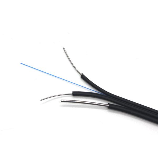 Quality Single Mode G657A1 FTTH Drop Cable 1km 2km 3km Plywood Drum for sale