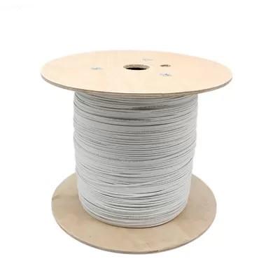Quality Self Supporting Fiber Drop Wire 2 Core 2 4 6 Core LSZH Jacket G657A1 Fiber Cable for sale