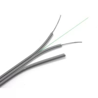 Quality GJXH GJXFH FTTH Drop Fiber Optic Cable 2 Core G657A Wire Novel Flute Design for sale