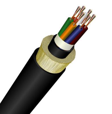 Lightweight ADSS Aerial Fiber Optic Cable G657A2 Aramid Yarn Fiber ...