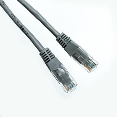 Cina Il rame nudo Grey Network Patch Cord UTP Cat5e 100Mbps supera la prova della PASSERA in vendita