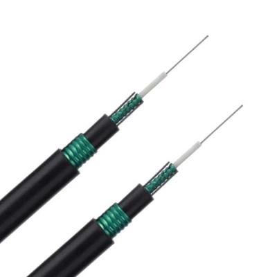 Китай Однорежимное кабеля оптического волокна GYXTW 8Core Unitube G652D на открытом воздухе бронированное продается