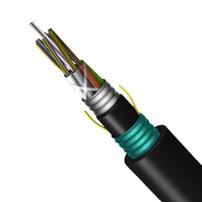 Cina Il centro all'aperto GYTA53 del cavo a fibre ottiche 24 della guaina del doppio HDPE/di MDPE in vendita