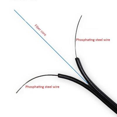 Cina Guaina a fibra ottica della lamella GJXH FTTH G652D LSZH di singolo modo in vendita