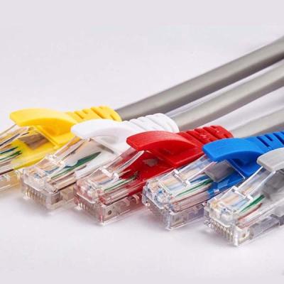 Cina Le Telecomunicazioni del cavo della rete di gigabit del cavo di toppa del rame di RJ45 F/UTP Cat5e 0.51mm in vendita