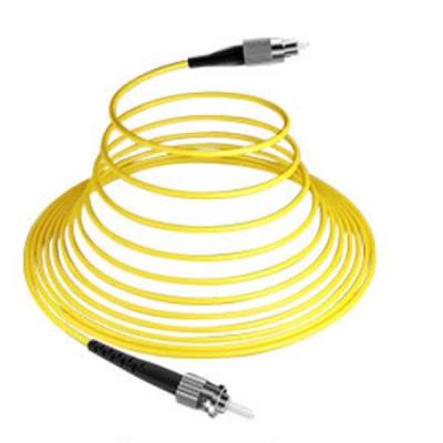 China Revestimento de PVC múltiplo amarelo de pontos de conexão LSZH da trança do cabo de remendo de FC-ST à venda