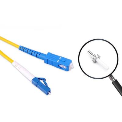 Cina Modo del grado del trasportatore di FTTH FTTB 1M Fiber Optic Pigtail LC-SC singolo in vendita