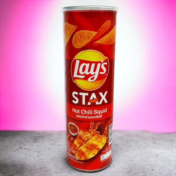 Quality Bulk Purchase Opportunity: Lay's Stax Hot Chili Squid 100g x 16 at Competitive Wholesale Prices for International Retail for sale