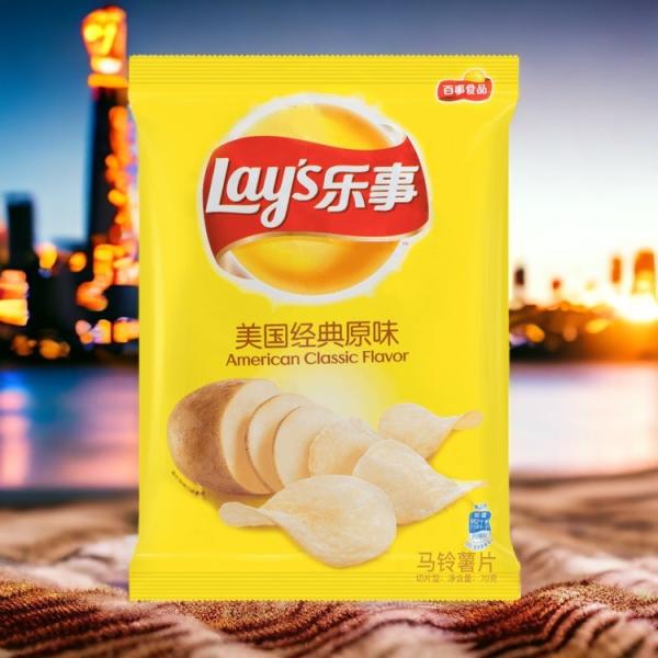 Quality Lay's Classic Flavor Chips - 135 g Packs, 14  - MEGA PACKS Count Wholesale Case- Asian Snack Supplier - China Origin for sale